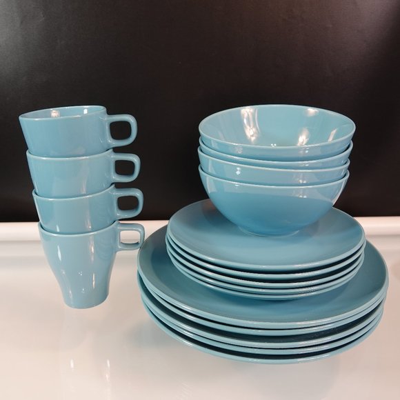 IKEA | Dining | Ikea Cereal Bowl Turquoise Blue Fargrik | Poshmark
